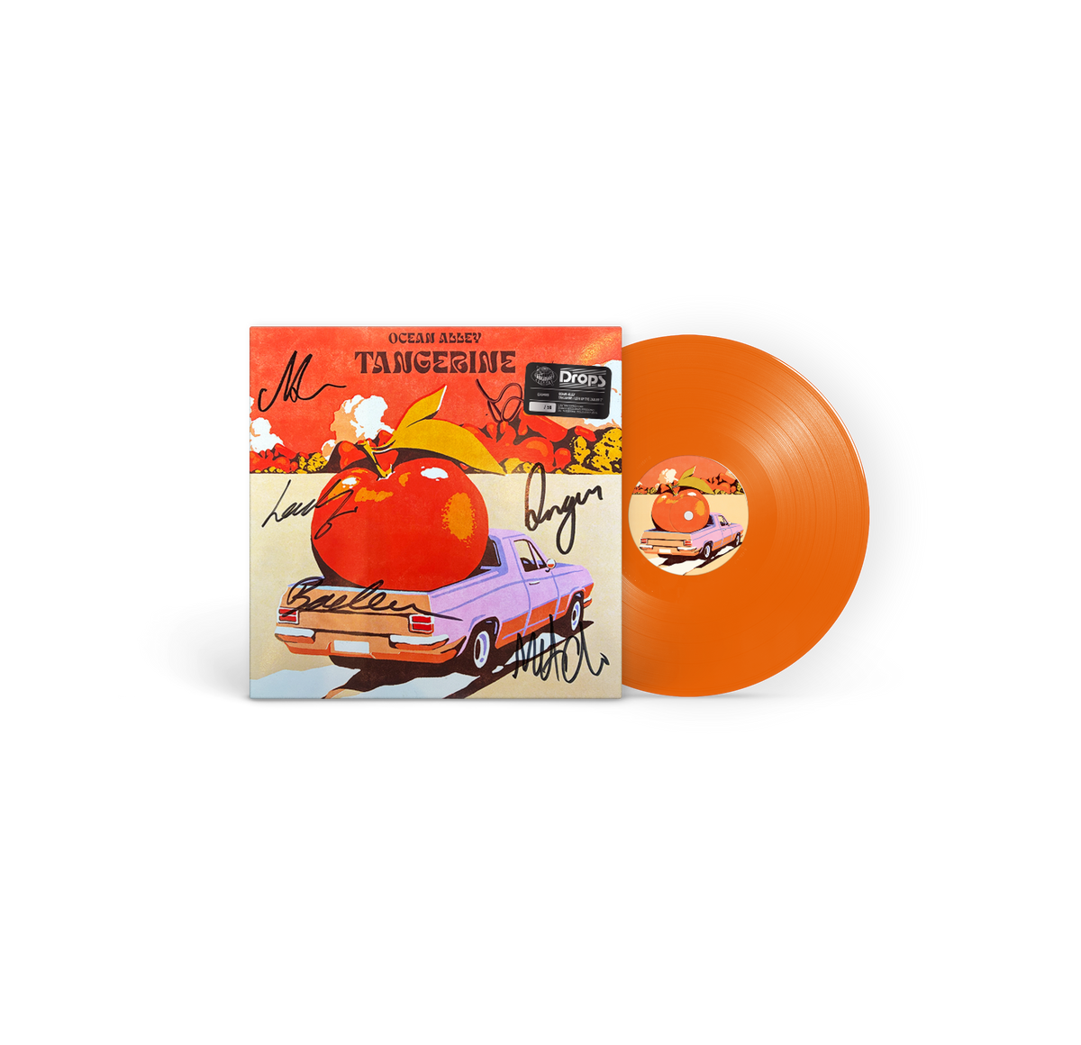 Ocean Alley - Tangerine / Left Of The Dealer 7" (Signed) – Holiday Records